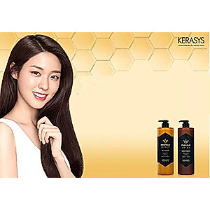 Kerasys Hair Clinic Propolis Shine & Healthy Hair Care Shampoo Propous Extract Minarals Natural Vitamin 1000ml / 35.3 Fl oz