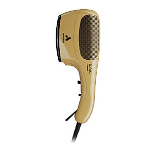Andis 82125 1875-Watt Tourmaline Ceramic Ionic Styling Hair Dryer, Styling Hair Dryer with Ionic Frizz-Free Technology, No Heat Damage, Lightweight Hairdryer for Normal & Curly Hair - Gold