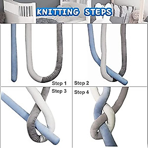 GearKing Cushion Soft Knot Pillow158 inches Handmade Soft Cushion Decor for Bedroom (158in+Pink)