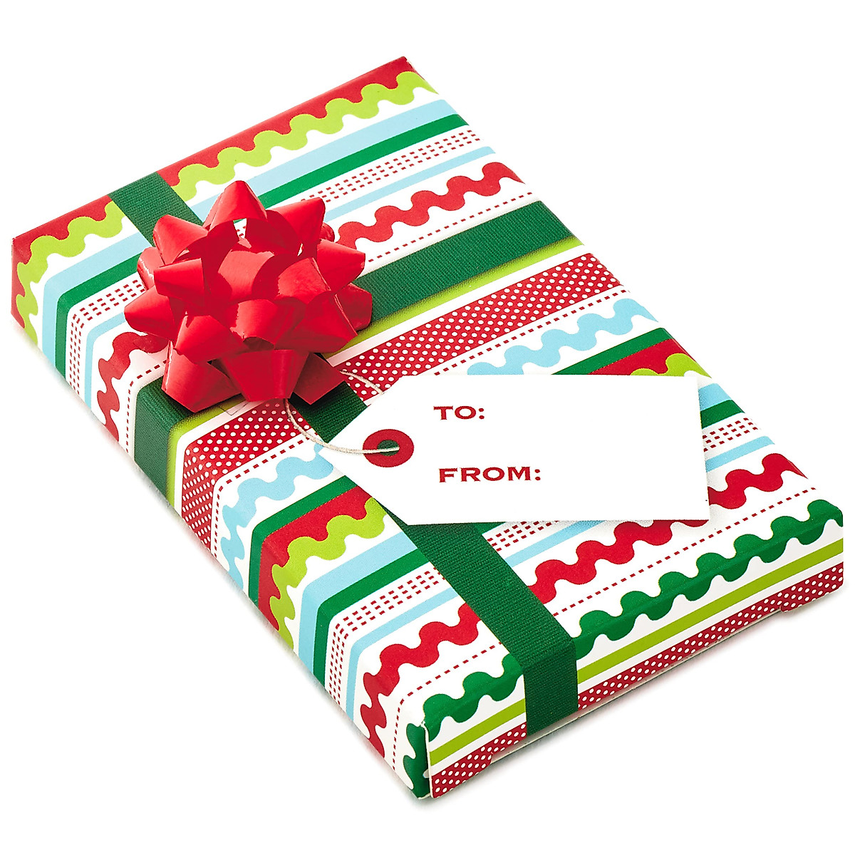 Hallmark Gift Card Holders, Green Ribbon (Pack of 6)