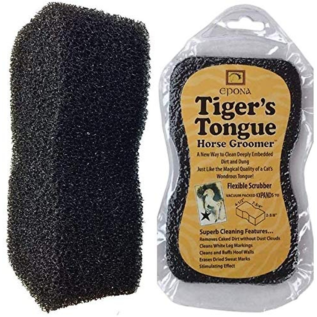 Epona Tiger's Tounge Horse Groomer Scrubber Massager