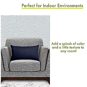 Majestic Home Goods Navy Villa Indoor Small Throw Pillow 20" L x 5" W x 12" H