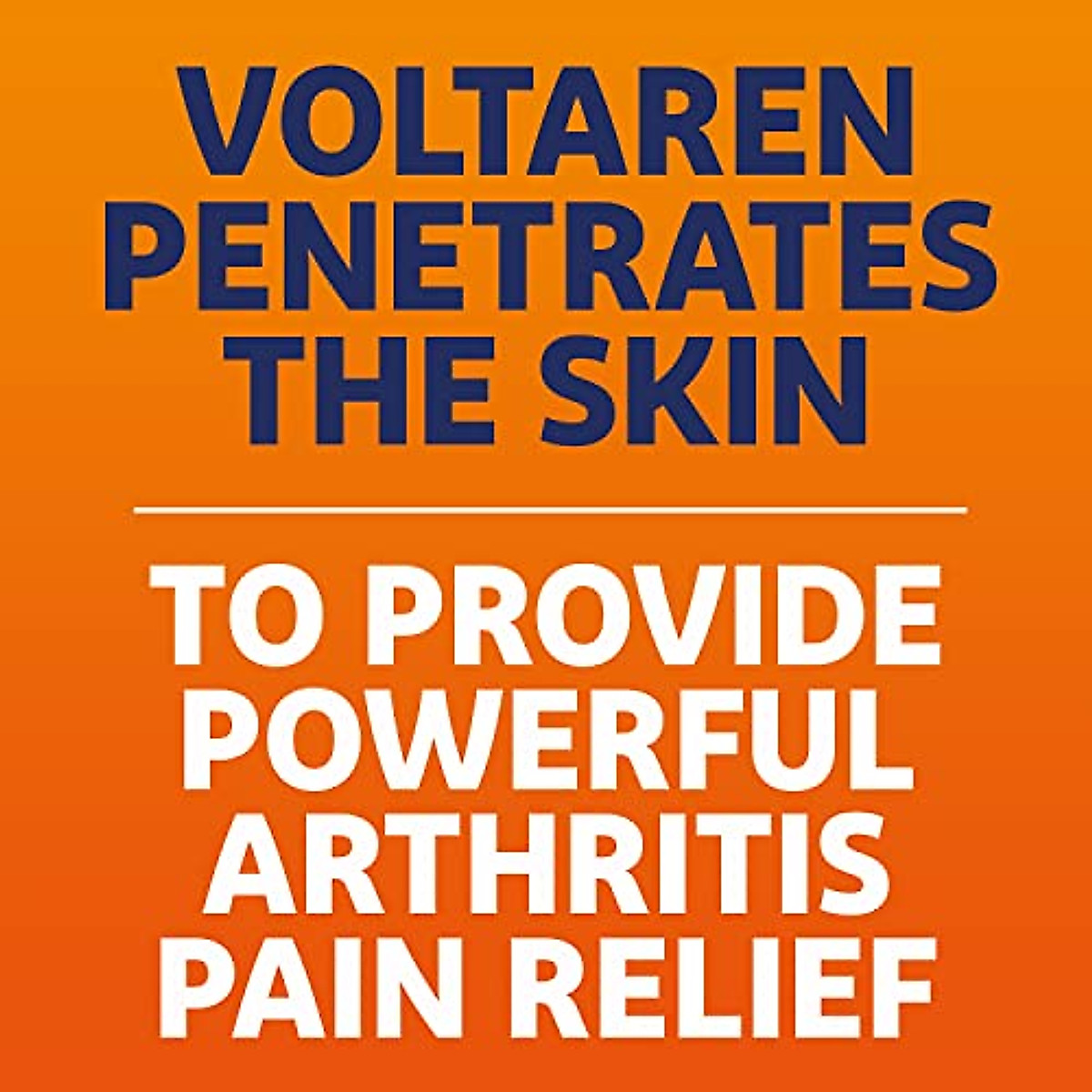 Voltaren Arthritis Pain Gel for Powerful Topical Arthritis Pain Relief, No Prescription Needed - 1.7 oz/50 g Tube