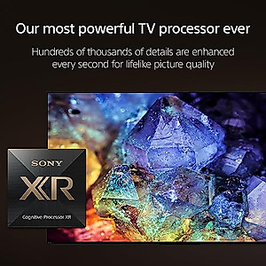 Sony XR55A95L 55 Inch QD-OLED 4K UHD Smart Google TV with AI Upscaling with a VMPL50A-B1 Tilting Wall Mount for 32 Inch-85 Inch Flat Screen TVs and HDTV Screen Cleaner Kit (2023)