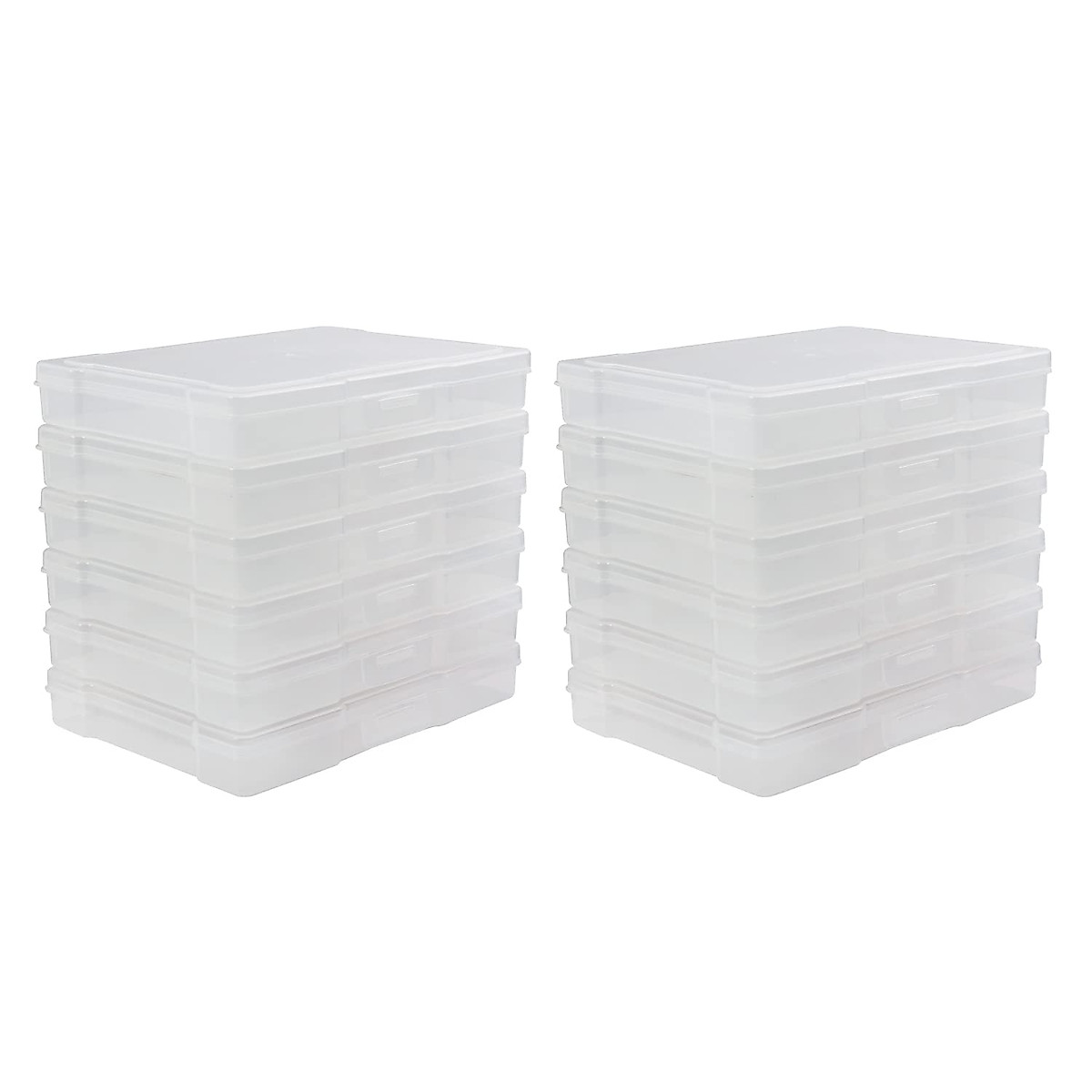 novelinks Transparent 5" x 7" Photo Storage Boxes - Photos Organizer Cases Photo Keeper picture organizer photo boxes storage for Photos (12)