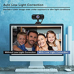 FIFINE HD Webcam 1080P, PC Web Camera for Computer Laptop Desktop, Plug & Play USB Streaming Webcam with Microphone for Video Calling Conferencing Recording Online Class-K432