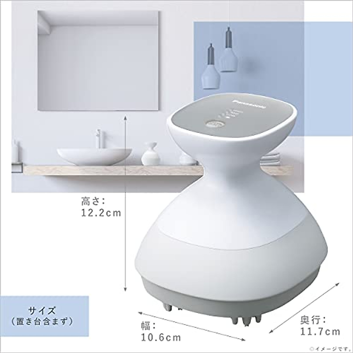 Panasonic EH-HE9G-S [Scalp Esthetic Salon Touch Type Spiral Silver Style] AC100-240V Shipped from Japan 2021 Released