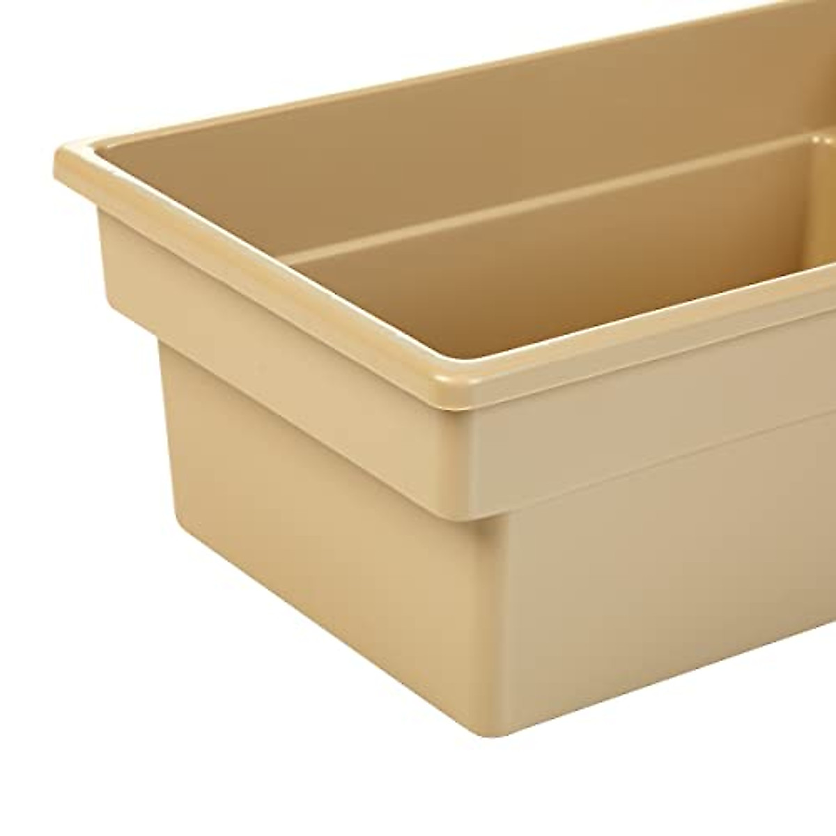 Really Good Stuff All Purpose Bins - Tan, 6 Pack