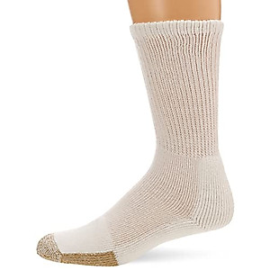 Thorlos TX Max Cushion Crew Tennis Socks, White (1 Pair), Large