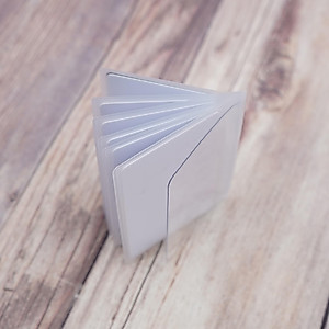 AG Wallets Set of 2 Clear Premium Quality Wallet Insert from (Trifold 6 Page)