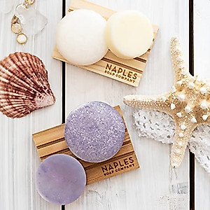 Naples Soap Company Solid Shampoo Bar for All Hair Types – Eco-Friendly, Free of Parabens, Alcohol, Pthalates – Handmade, pH Balanced, Hydrating Haircare, Lasts 50-75 Uses – Fragrance Free, 1.75 oz