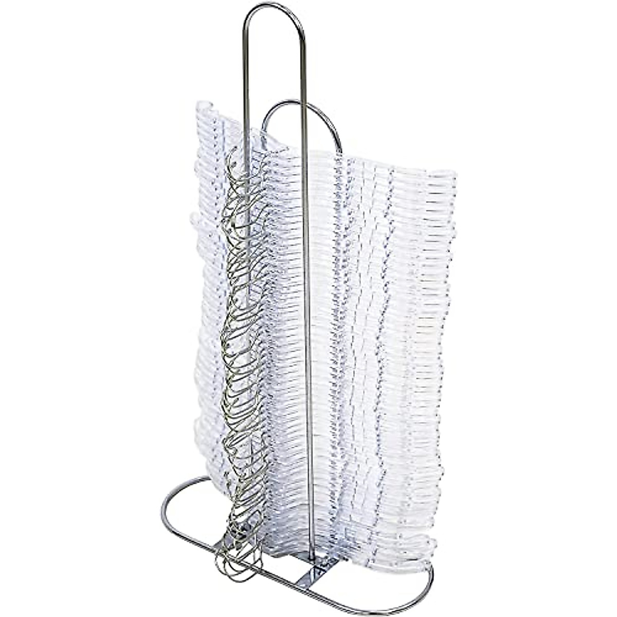 Chrome Plated Metal Hanger Stacker Holds 50-70 Hangers, Organize Wood, Metal and Plastic Adult Size Hangers for Pants and Shirts (Quantity 1) (1)