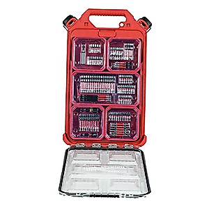 MilwaukeeTool 48-32-4082 Impact-Duty Alloy Steel Driver Bit Set with PACKOUT Case (100-Piece)