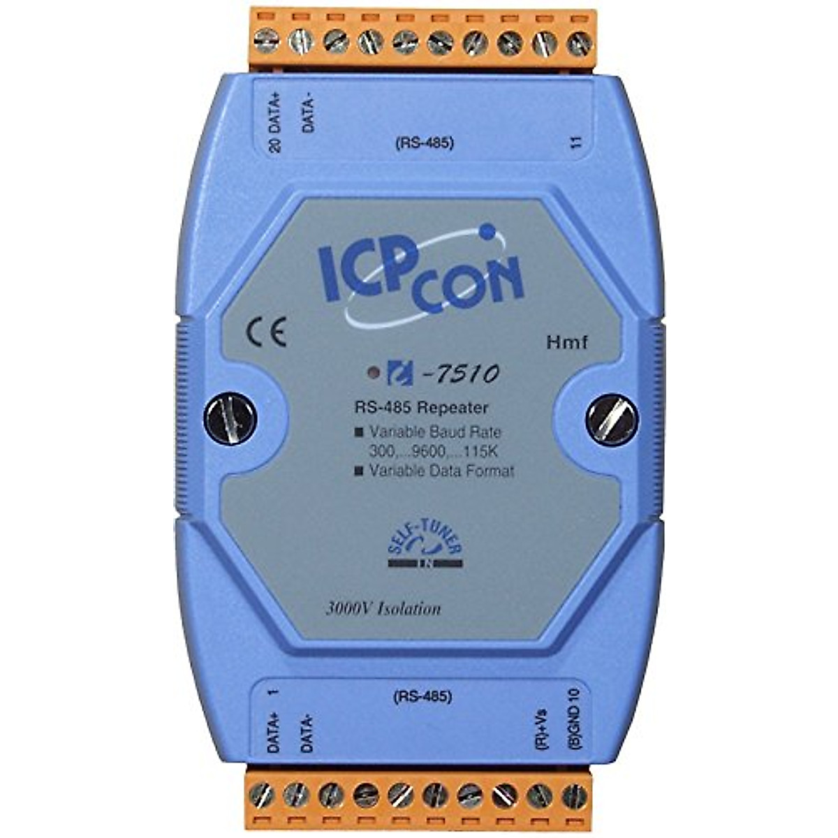 ICP DAS USA ICP-I-7510 RS-485 Isolated High Speed Repeater.