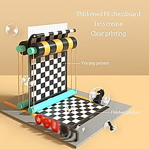 VONGAZ Chess Board Game Chess Set Chess Set, Portable Foldable Chess Board for, Students, Beginners, Adults, Chess Pieces Chess Game Set Chess Board Set
