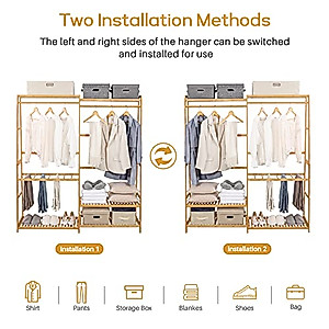 Homde Clothing Rack + Extral Large Clothes Rack