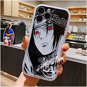 EDENTOY Compatible with iPhone 14 Pro max Phone Case Cartoon Anime Character Phone Case Cartoon Boy Anime Phone Case TPU Soft Transparent Men's Phone Case Shockproof 6.7 inch Transparent Phone Case
