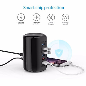 SHYPT USB 3.0 HUB with Power Adapter Fast Charger Hub Desk Splitter Rj45 Ethernet Expander Computer Accessories for MacBook Pro