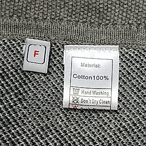 mimixiong 100% Pure Cotton Baby Blankets Soft Nursery Swaddling Blanket for Newborn Baby with Cute Zebra Grey Size 30 x 40 inches