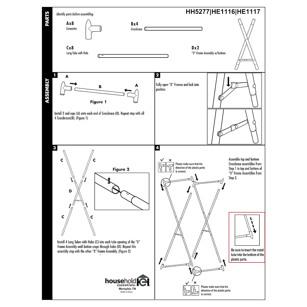 Household Essentials 5277 Laundry Valet Garment Rack | Drying Rack | Bronze