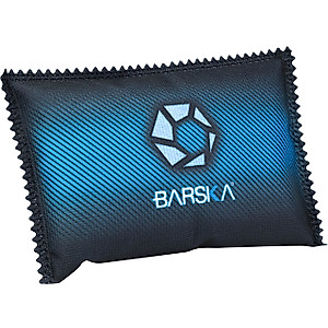 BARSKA Rechargeable Desiccant Dehumidifier - Safe Moisture Absorber for Home Closets, Gun Safes, Basement, Garage, Cars - Microwaveable - Portable Blue Dehumidifying Solution