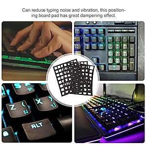 KOMBIUDA Positioning Board Sticker 1 Set Noise-Absorbing Cotton Computer Keyboard Pad Mechanical Keyboard Foams Film Foams Keyboard Pad Computer Korean Sponge Sticker Shockproof