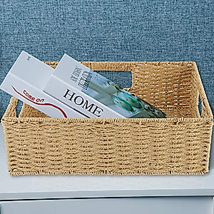 Hemoton 1pc Rattan Sundries Storage Basket Wicker Basket Clothes Storage Container Woven Storage Organizer with Lid Woven Basket Container Sundries Basket Weaving Toilet Child Fruit Stand