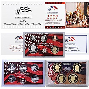 2007 S US Mint Silver Proof Set OGP