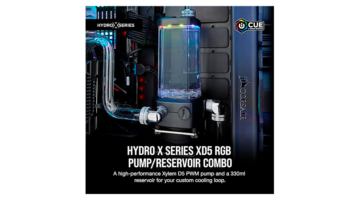 Corsair Hydro X RGB Pump/Reservoir Combo - Custom Cooling System