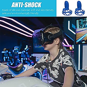 Silicone Covers- 1 Pair Creative Touch Controller Grip Covers Knuckle Straps for Oculus Quest 2