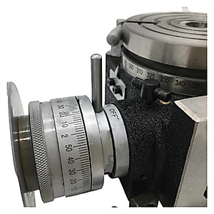 KACOME 100mm 110mm 4” indexing Table Rotary Table Vertical and Horizontal HV4 for CNC milling Machines Grinding Machines