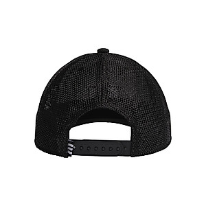 adidas Originals Men's Originals Trefoil Trucker, Black/White, One Size