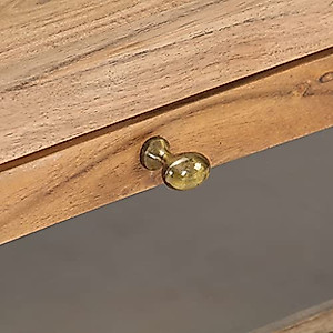 QJBSAVVA Coffee Table 35.4"x23.6"x15.7" Solid Acacia Wood,Entrance Table Tray Tables Center Table Low Table Suitable for Meeting Rooms, Reception Rooms, Offices