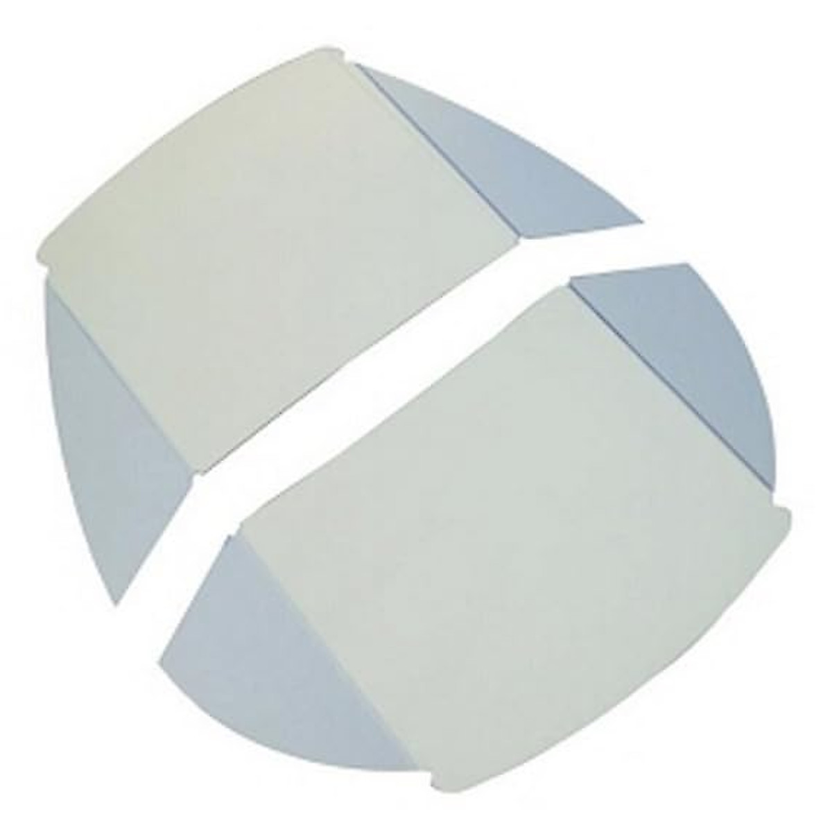 AmeriCan Goods 2Pcs Dental Replacement Light Lens Splash Shield for Pelton & Crane LF-II Upper and Lower Shield Dental Lights