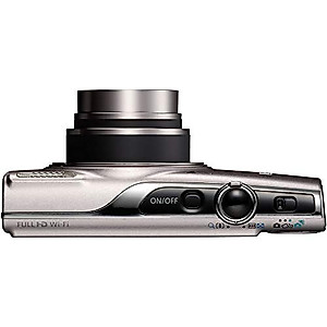 Canon PowerShot ELPH 360 HS Digital Camera (Silver) (1078C001) + 2 x 64GB Memory Card + 2 x NB11L Battery + Case + Card Reader + Corel Photo Software + HDMI Cable + Flex Tripod + More (Renewed)