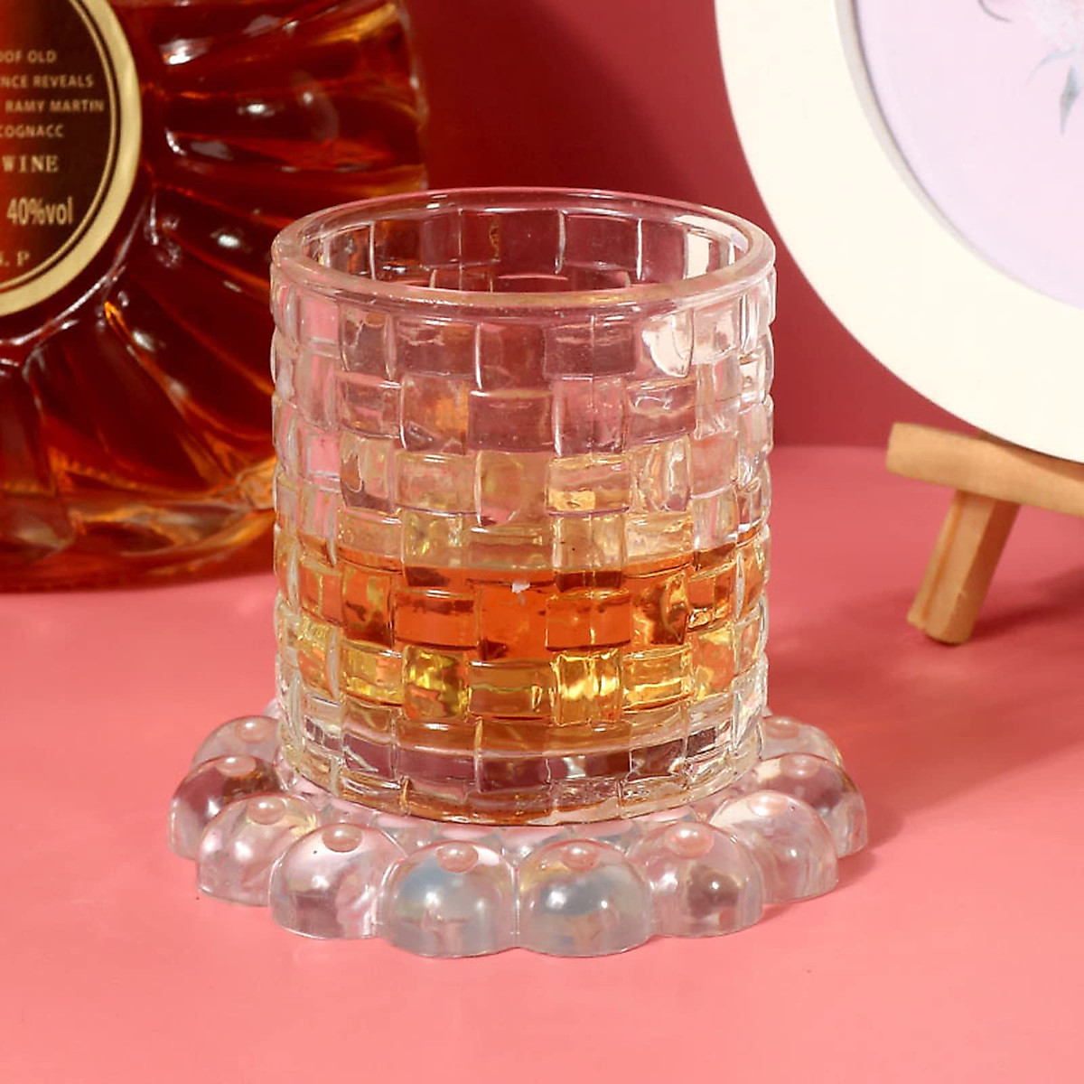 Coaster Molds for Epoxy Resin Casting,2pcs Geode Coaster Silicone Molds,Bubble Tray Resin Mold for Epoxy Resin-Irregular Epoxy Mold for DIY Resin Agate Slice,Candle Holder,Soap Dish,Home Decoration