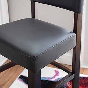 Linon Monaco Stool 30" Espresso