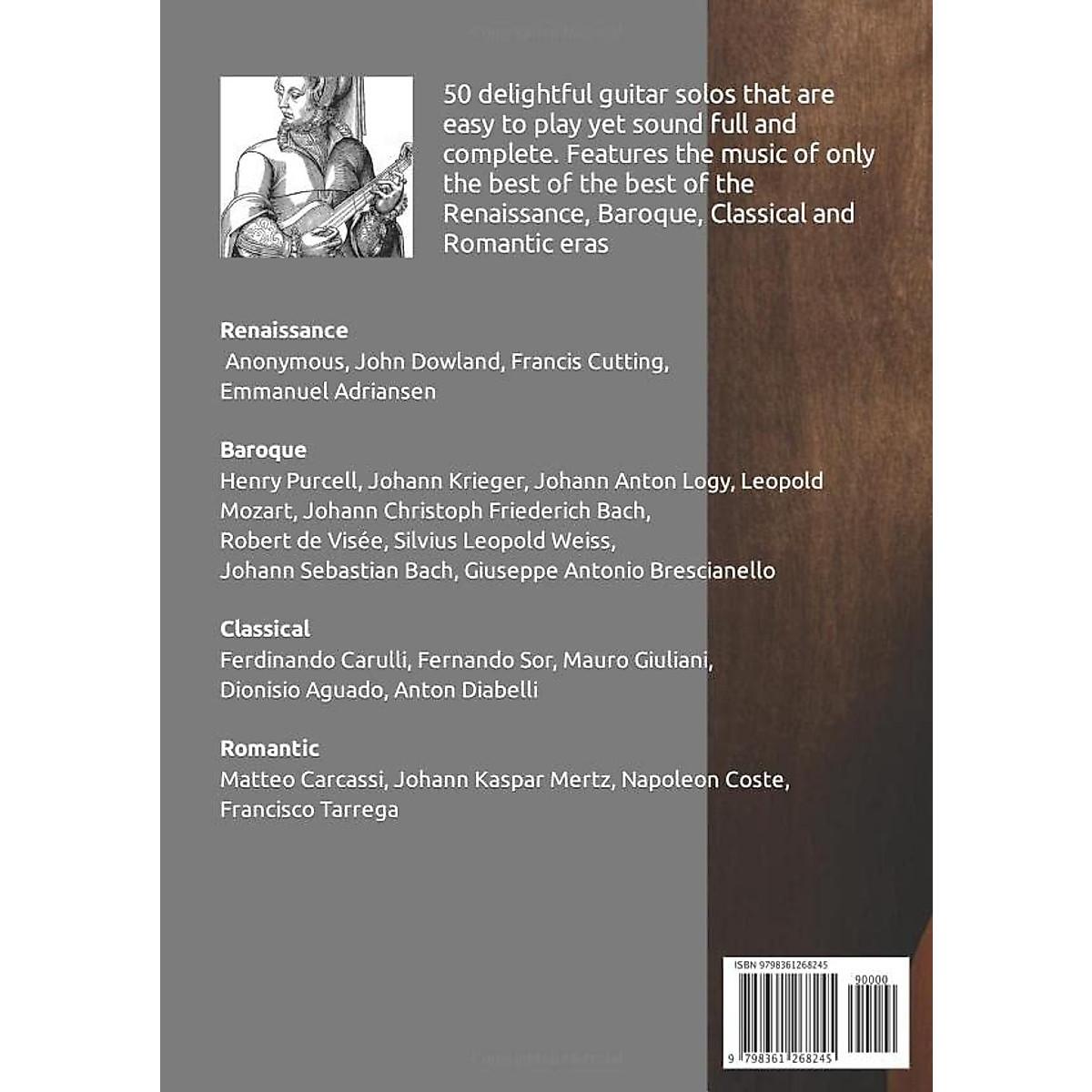 Easy Classical Guitar pieces Book 1: 50 pieces in standard notation and tablature