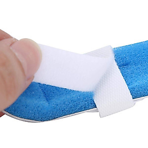 Finger Splint, Aluminum Finger Adjustable Finger Orthosis with Soft Sponge Lining Finger Brace for Broken Fingers Arthritis Pain Sports Injuries(S)