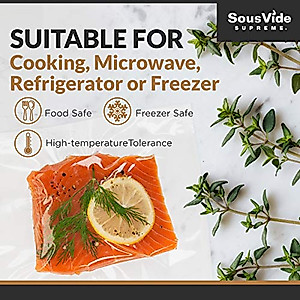SousVide Supreme Vacuum Seal Cooking Pouches, 11x16 inches,1 Gallon, 25 Pouches