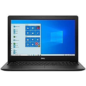 2020 Dell Inspiron 15 15.6" HD High Performance Laptop, Intel Core i3-1005G1 Processor, 4GB RAM, 128GB SSD, HDMI, USB 3.1, Webcam, Wireless-AC, Bluetooth, Wave MaxxAudio Pro, Windows 10 S, Black