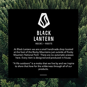 Black Lantern Handmade Whiskey Glasses - Unique Themed Cocktail & Everyday Use Drinking Glasses, Perfect for Outdoor Enthusiasts & Nature Lover (One 11oz. Glass) Forest Landscape Design
