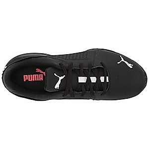 PUMA Men's VIZ RUNNER WIDE Sneaker, Puma Black-Puma White, 10.5