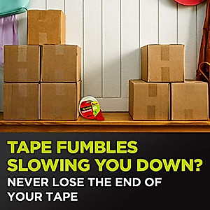 Scotch Sure Start Packaging Tape, 1.88" x 54.6 yd, Designed for Packing, Shipping and Mailing, No Splitting or Tearing, 3" Core, Clear, 2 Rolls (3450-2)