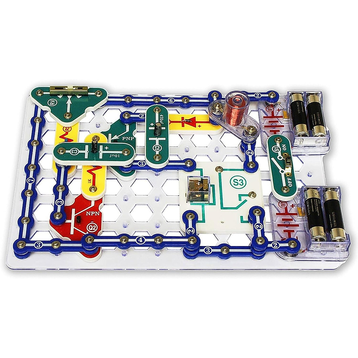 Snap Circuits Extreme SC-750 Electronics Exploration Kit - Over 750 Projects, Full Color Manual, 80+ Parts for STEM Education, Kids 8+
