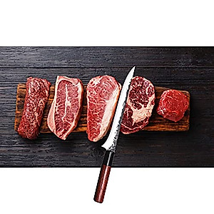 HENWAFX Sashimi Knife Meat Filleting Sashimi Japanese Sushi Salmon Sliced Kitchen Chefs yanagiba Knife