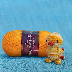 JubileeYarn Amigurumi Select Yarn - Baby Weight Acrylic - Shades of Brown - 4 Skeins