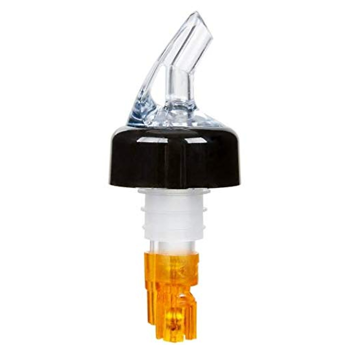 (12-PCS - 1/2 Ounce) Orange Automatic Measure Pourer Drinks Wine Cocktail Dispenser Portion Control Bar Tools Measured Quick Shot Spirit Liquor Pourers Stopper with Collar