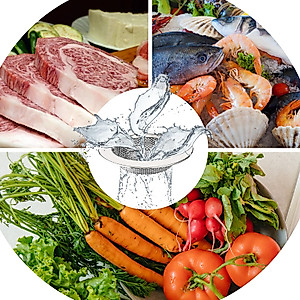 MR.SIGA Kitchen Sink Strainer, Stainless Steel Sink Drain Strainer, Dishwasher Safe, Outer Diameter4.4 inch/11.2cm, Inner Diameter 3 inch/7.6cm, Pack of 3