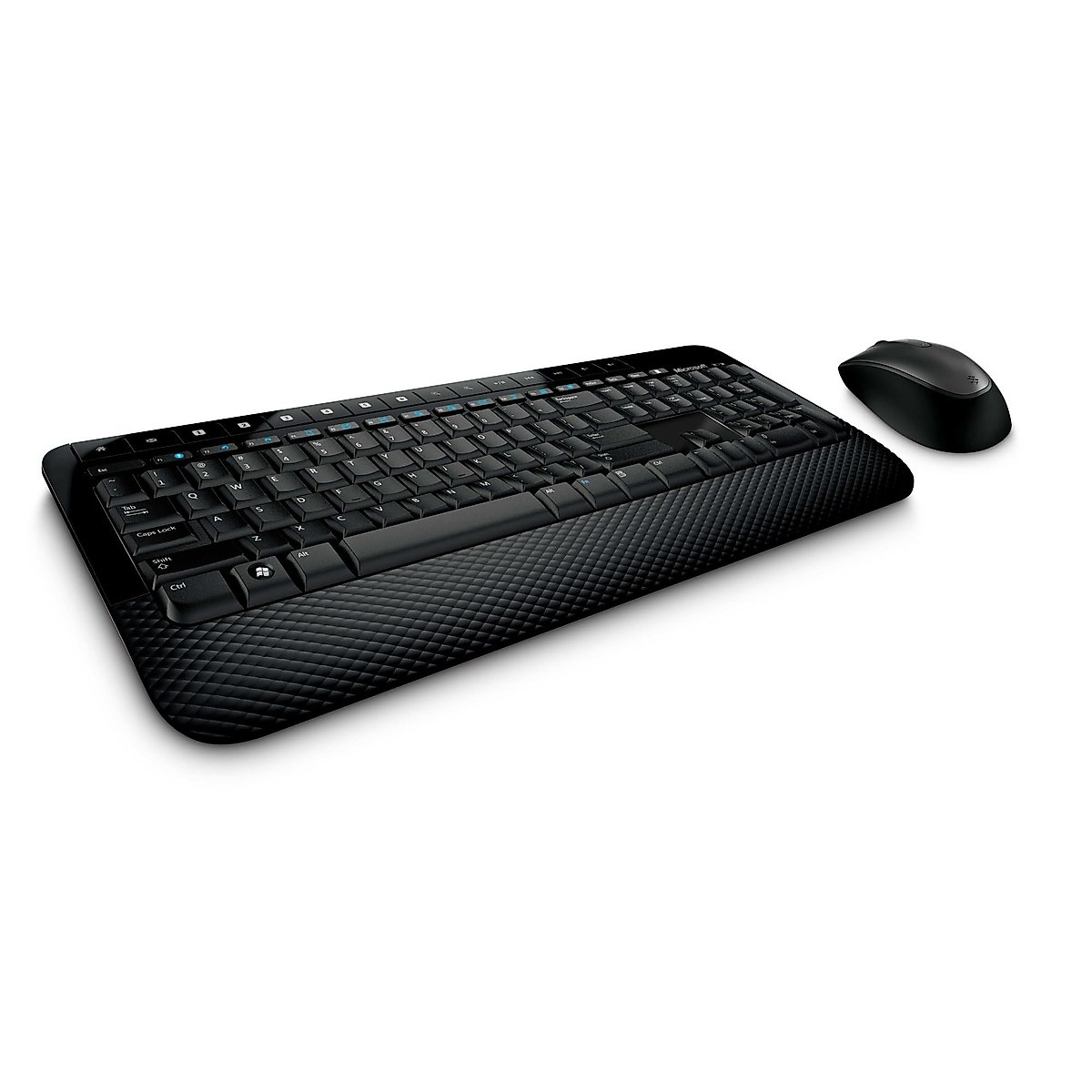 Microsoft Wireless Desktop 2000, Black - Wireless Keyboard and Mouse Combo with Comfortable Palm Rest.